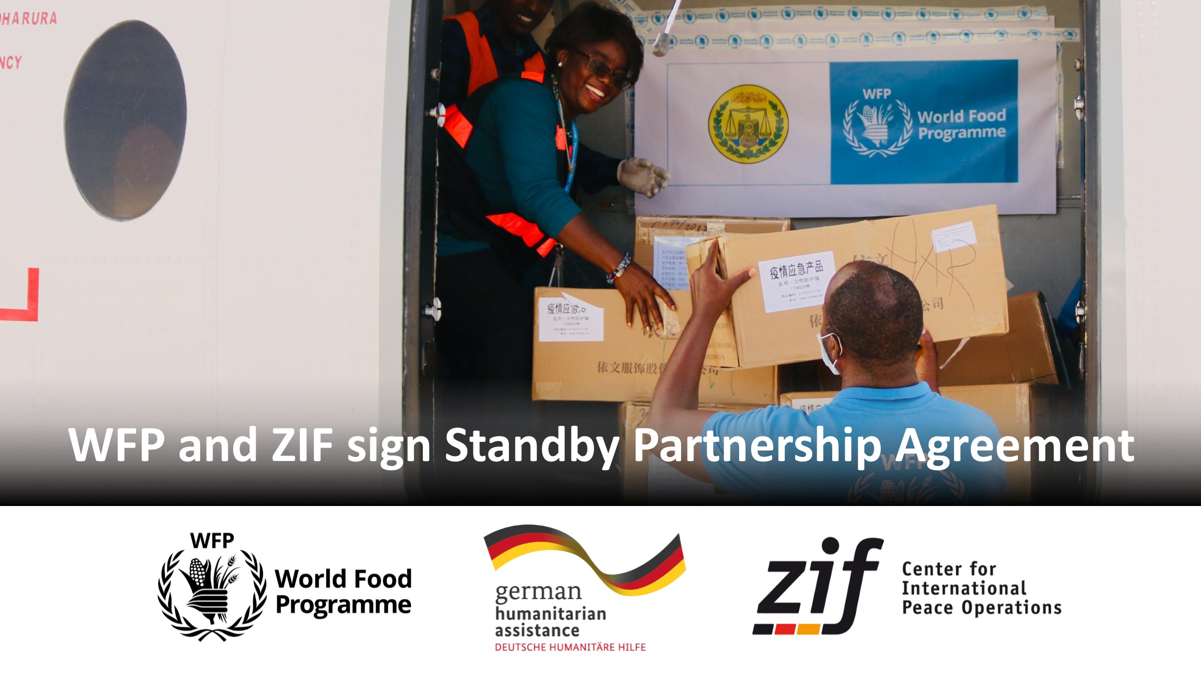 WFP and ZIF sign Standby Partnership Agreement | ZIF Berlin